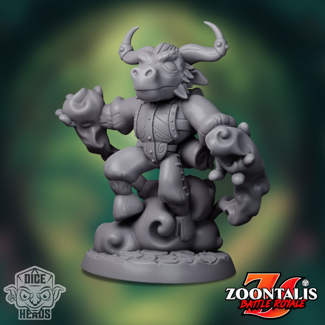 Minotaur Guild by Dice Heads Unpainted Print on Demand Use Code ...