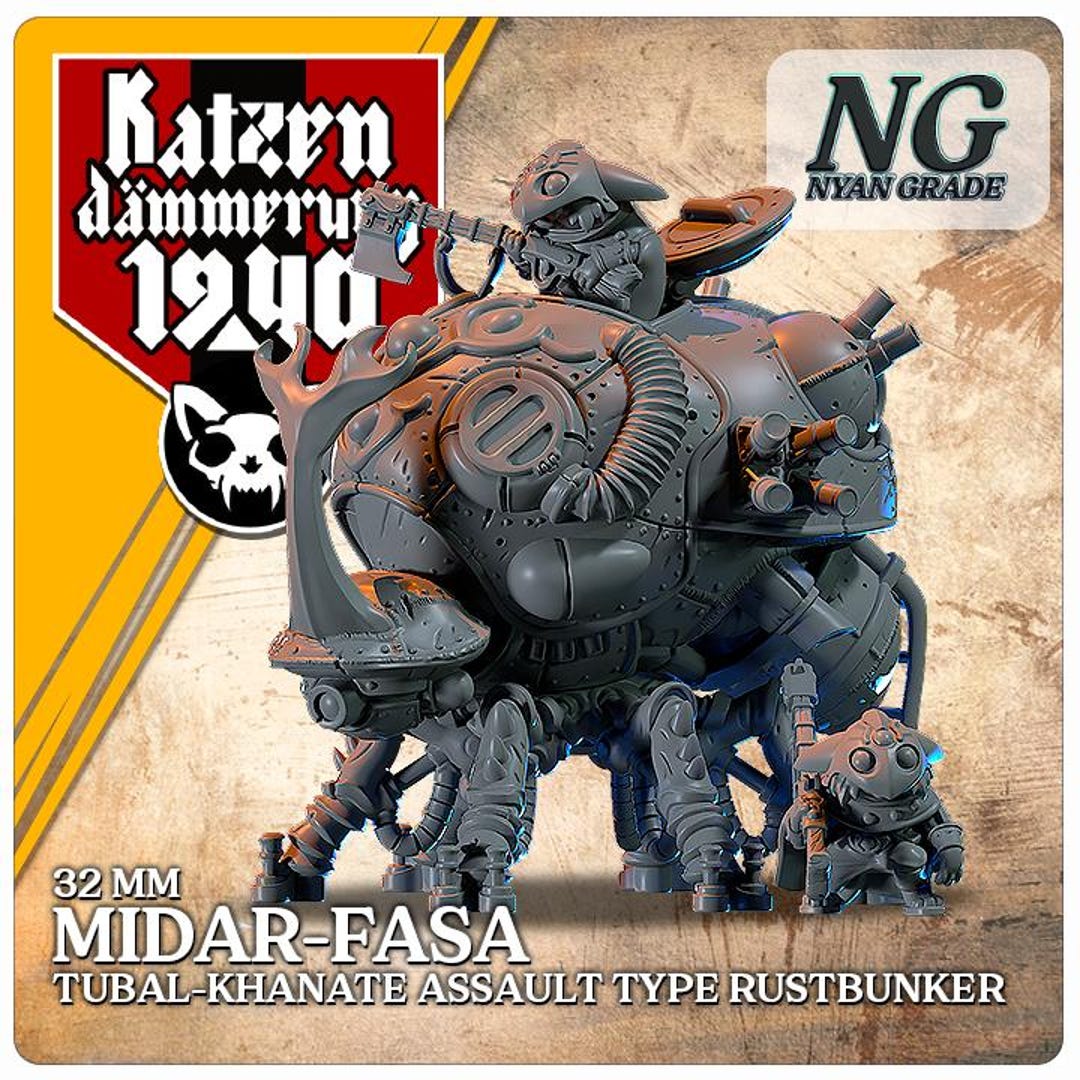 Midar Fasa Assault Rustbunker by Marchen Atelier | Unpainted | Print on ...