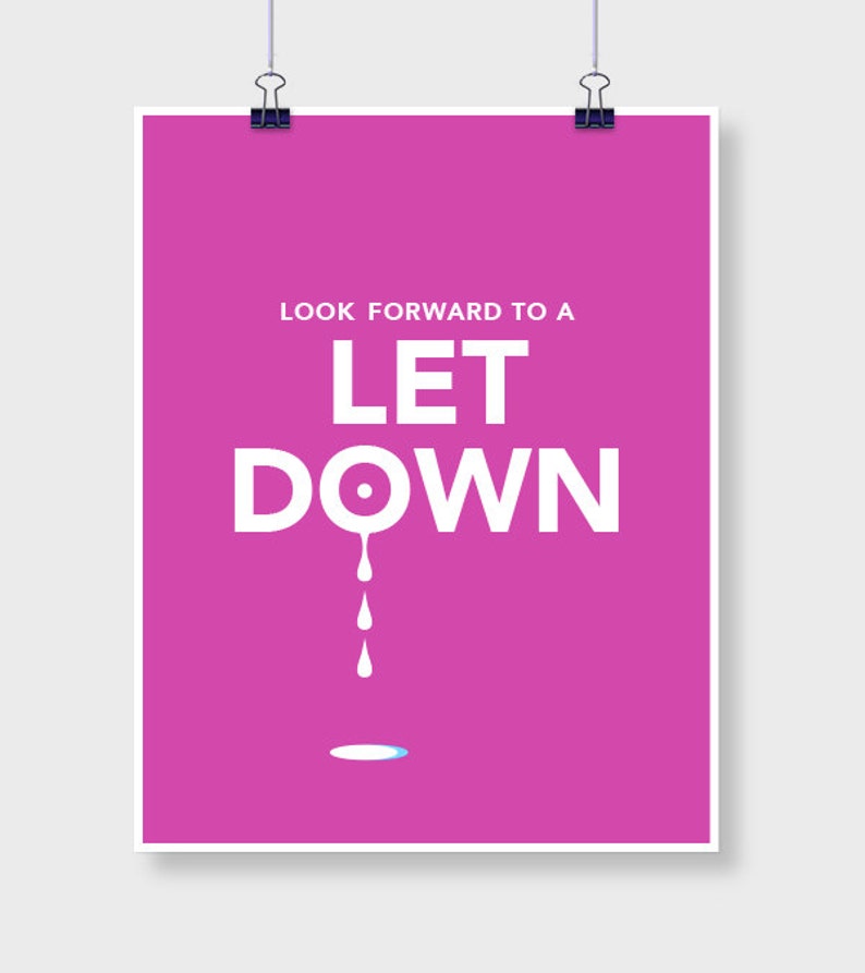 Letdown Lactation Poster 11x14 - Etsy