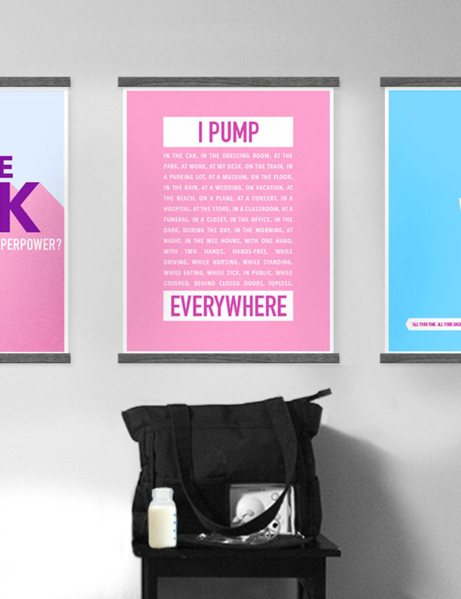 I Pump Everywhere - Lactation Poster 11x14" - Etsy