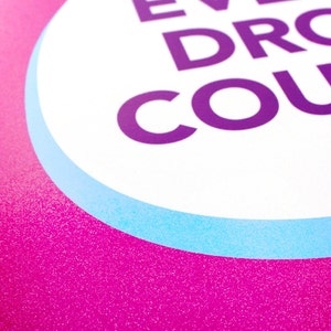 Every Drop Counts - Lactation Poster 11x14" - Etsy