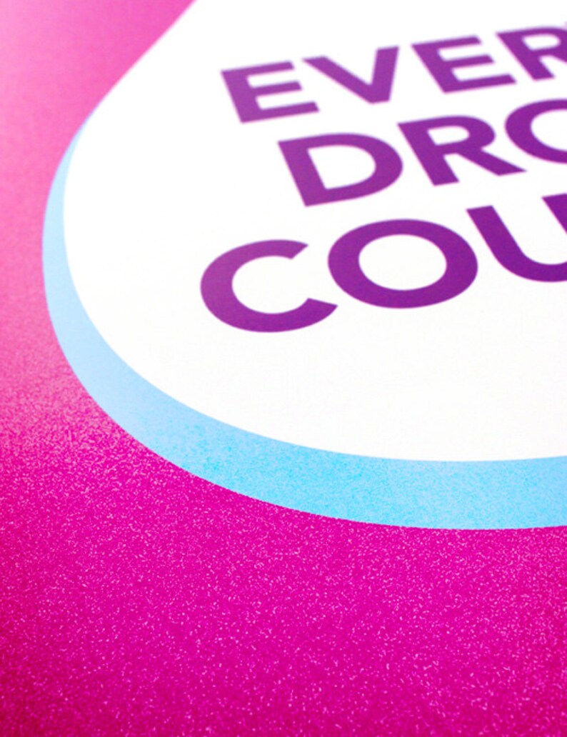 Every Drop Counts - Lactation Poster 11x14" - Etsy