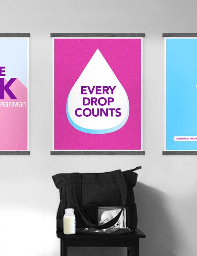 Every Drop Counts - Lactation Poster 11x14" - Etsy