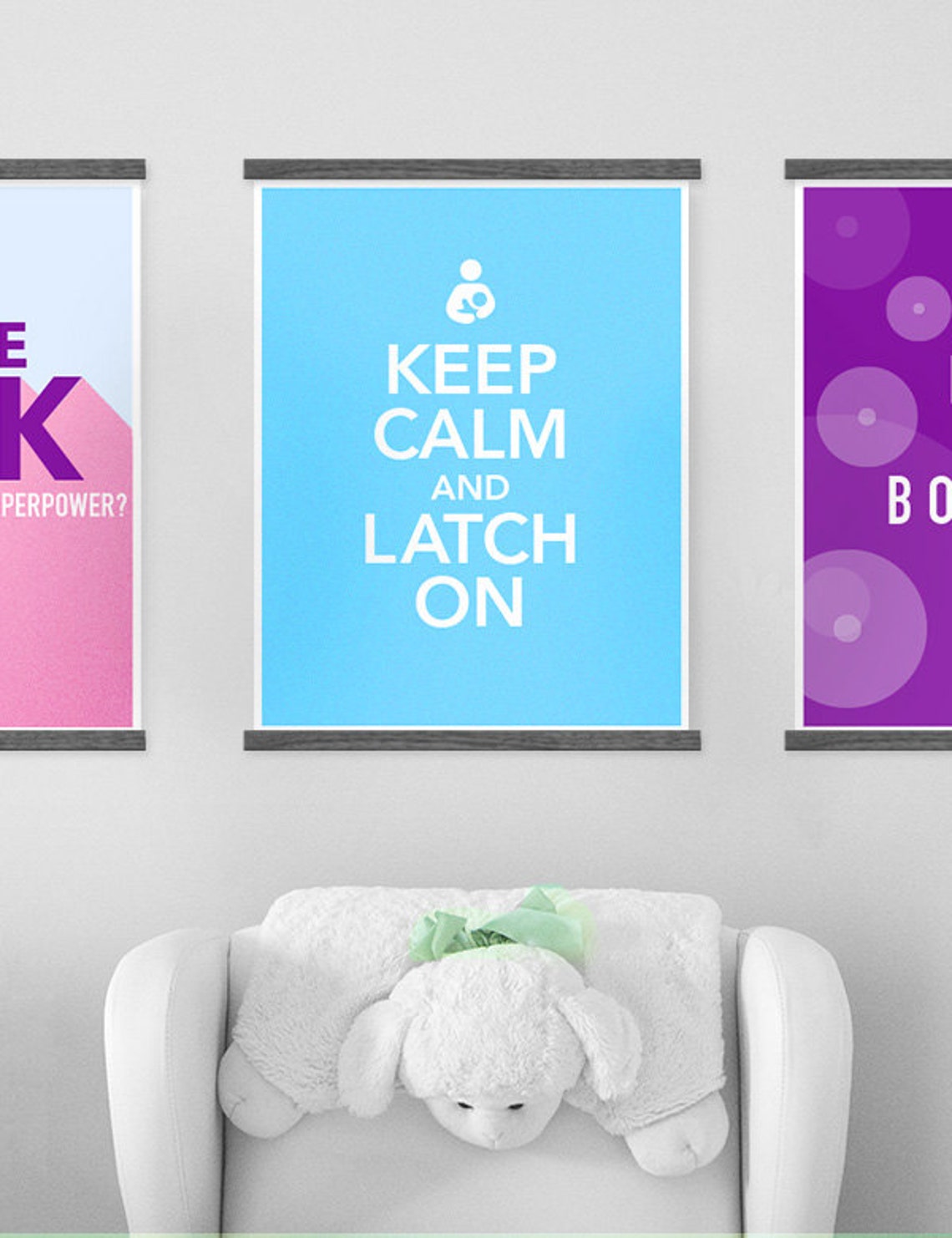 Keep Calm Latch on - Lactation Poster 11x14" - Etsy