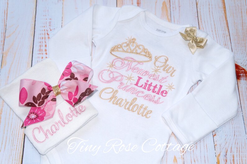 Unique Our Newest Princess With Name and Bow the Princess Has - Etsy