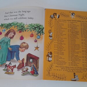 Vintage 1953 Little Golden Book Christmas Manger Cut-out Book Uncut A ...