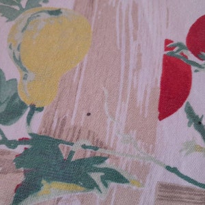 Vintage Wilendure Kitchen Garden Tomatoes Gardening Tablecloth 48 X54 ...
