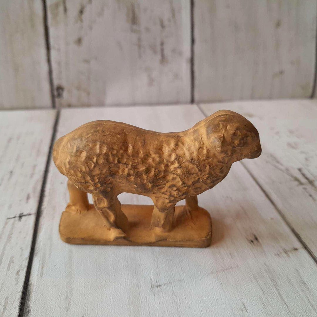 Antique Christmas Rubber Sheep Lamb Figure Nativity Putz - Etsy