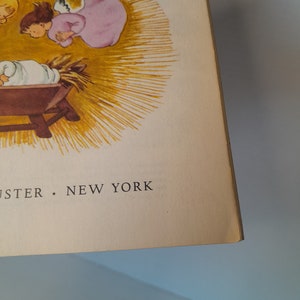 Vintage 1953 Little Golden Book Christmas Manger Cut-out Book Uncut A ...