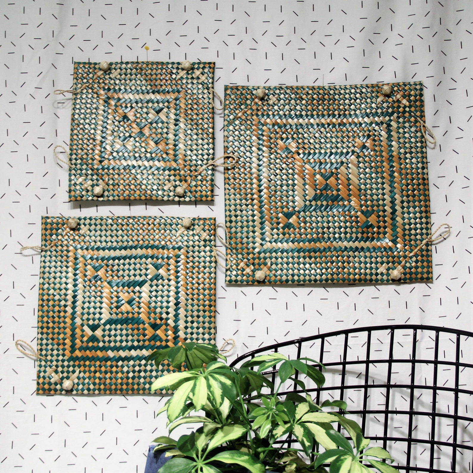 Philippines Banig Ticog Romblon Buri handwoven reed grass | Etsy