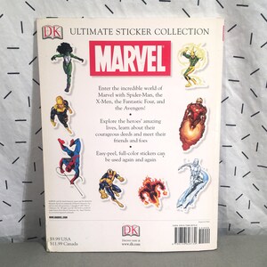 Vintage Marvel Ultimate Sticker Collection, DK Publishing Inc., Printed ...