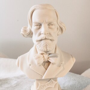 G. VERDI Statue, Signed by ARNALDO GIANNELLI, Made in Italy, Square ...