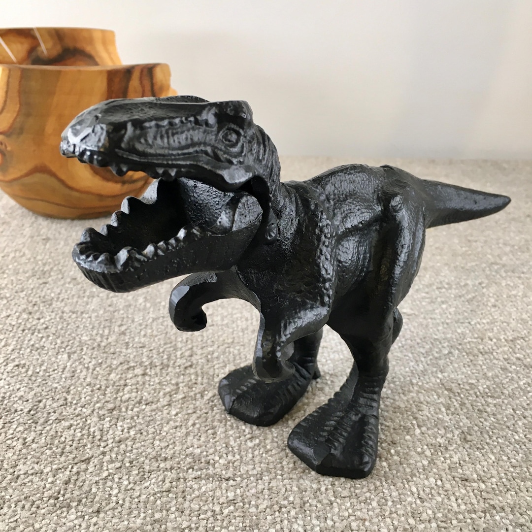 Vintage Balvi Dinosaur Nut Cracker, Cast Iron, Velociraptor ...