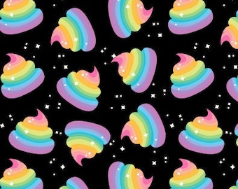 Packed Poop Emojis Fabric - Etsy