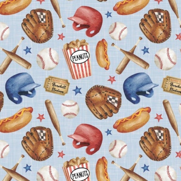 Baseball Fabric - Etsy
