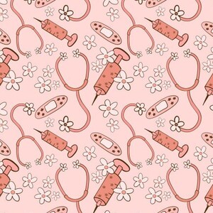 MED42 BOHO Medical Fabric, Nurse Fabric, Health Care Fabric, Health ...