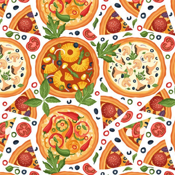 Food Fabric - Etsy