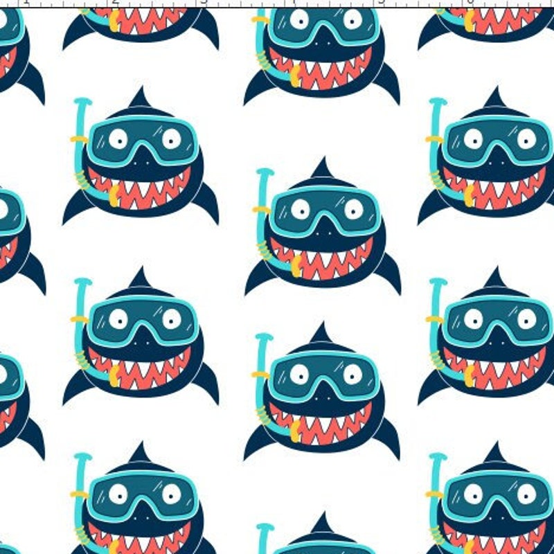 Shark Fabric - Etsy