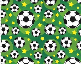Soccer Fabric Soccer Ball Fabric // Sports Fabric by Andrea Lauren ...