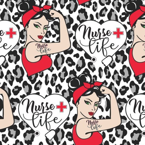Nurse Fabric - Etsy