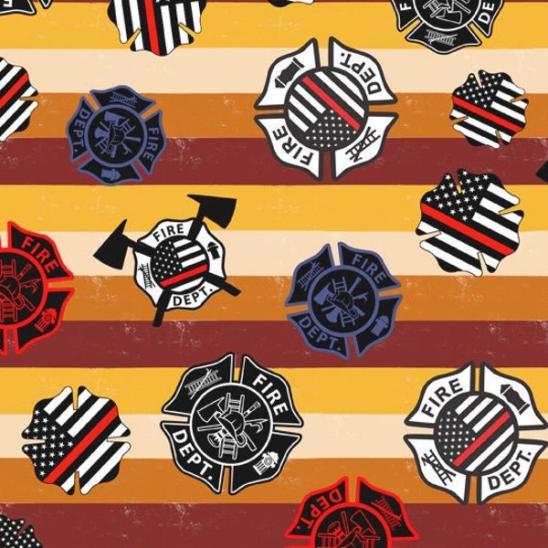 Fireman Fabric - Etsy