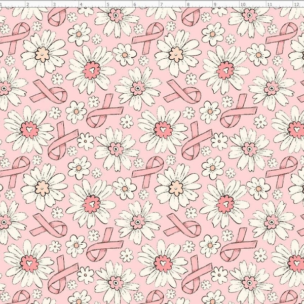 Breast Cancer Fabric - Etsy