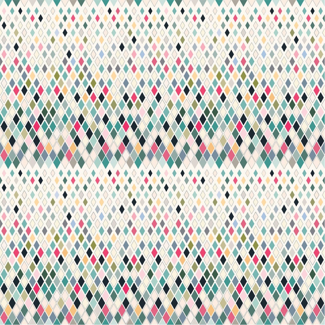 Abstract Pattern Diamond Shape Fabric Pattern Custom Printed - Etsy New ...