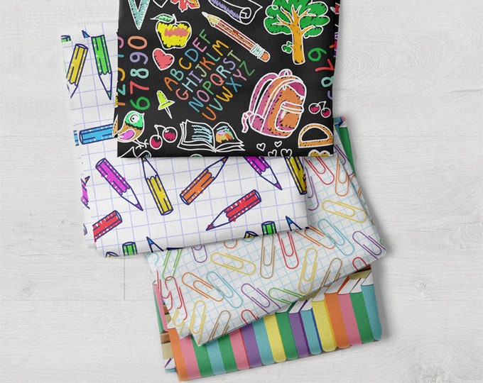 Christmas Fat Quarters Bundle of 4, Holiday Christmas Trees Premuim ...