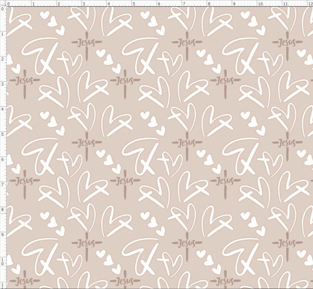 ET137 - Jesus Loves You, Christian Religion Easter Fabric, Jesus Christ ...