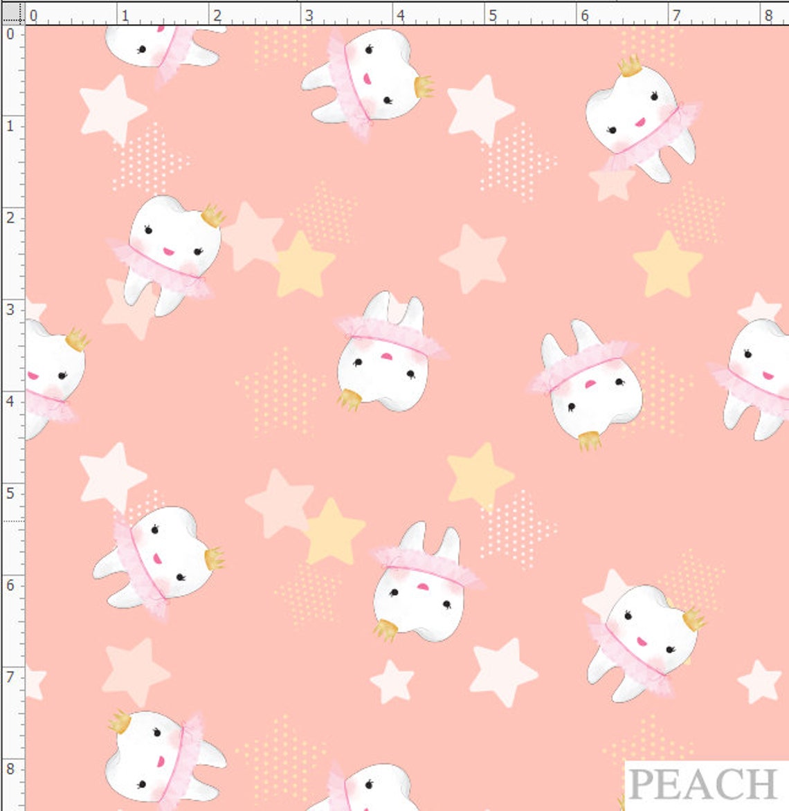 Tooth Fairy Fabric Health Care Fabric Teeth Tooth Fabric - Etsy