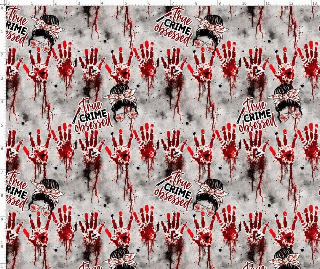 True Crime Obsessed. Crime Scene, Serial Killer, Health Fabric, Custom ...