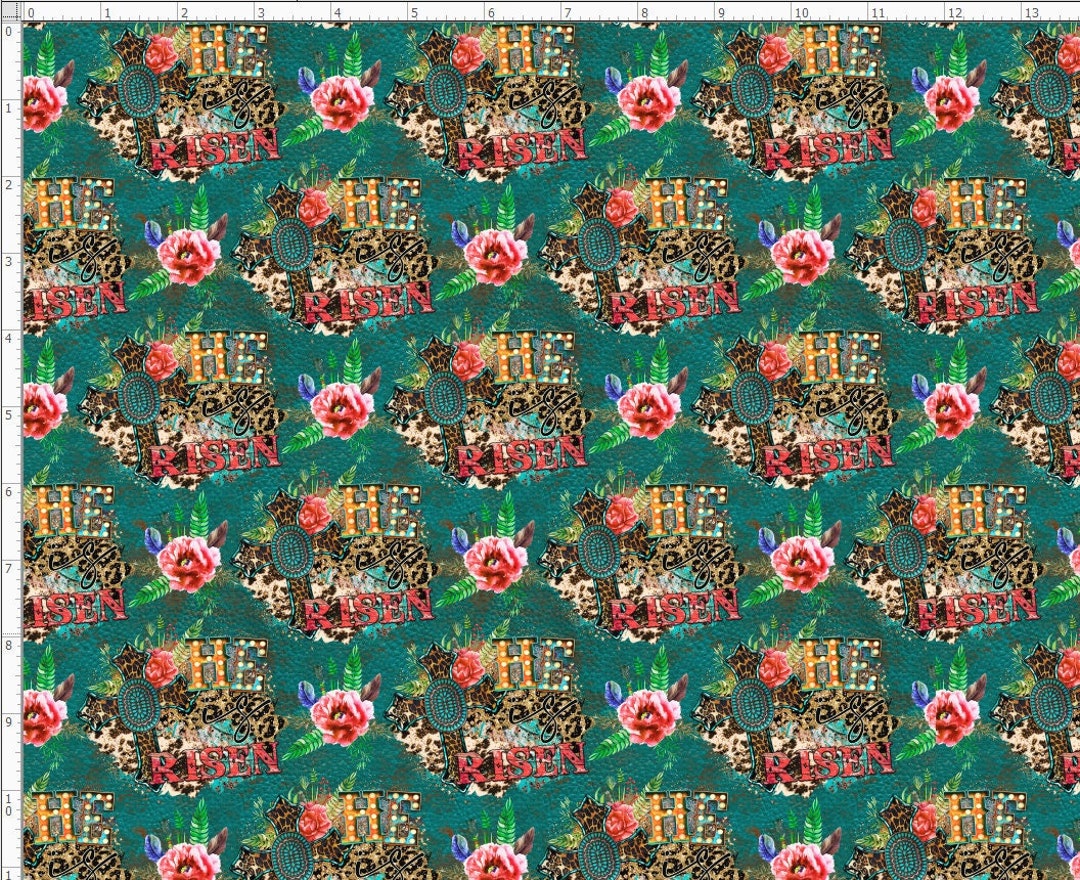 Christian Religion Easter Fabric, Jesus Christ Fabric, Cross Fabric, He ...