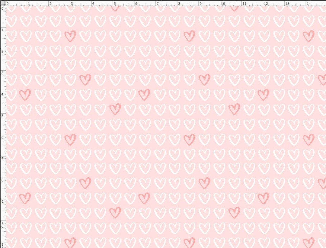 VAL112 Heart Fabric, Valentine Heart Fabric, XOXO Fabric, Love Letter ...