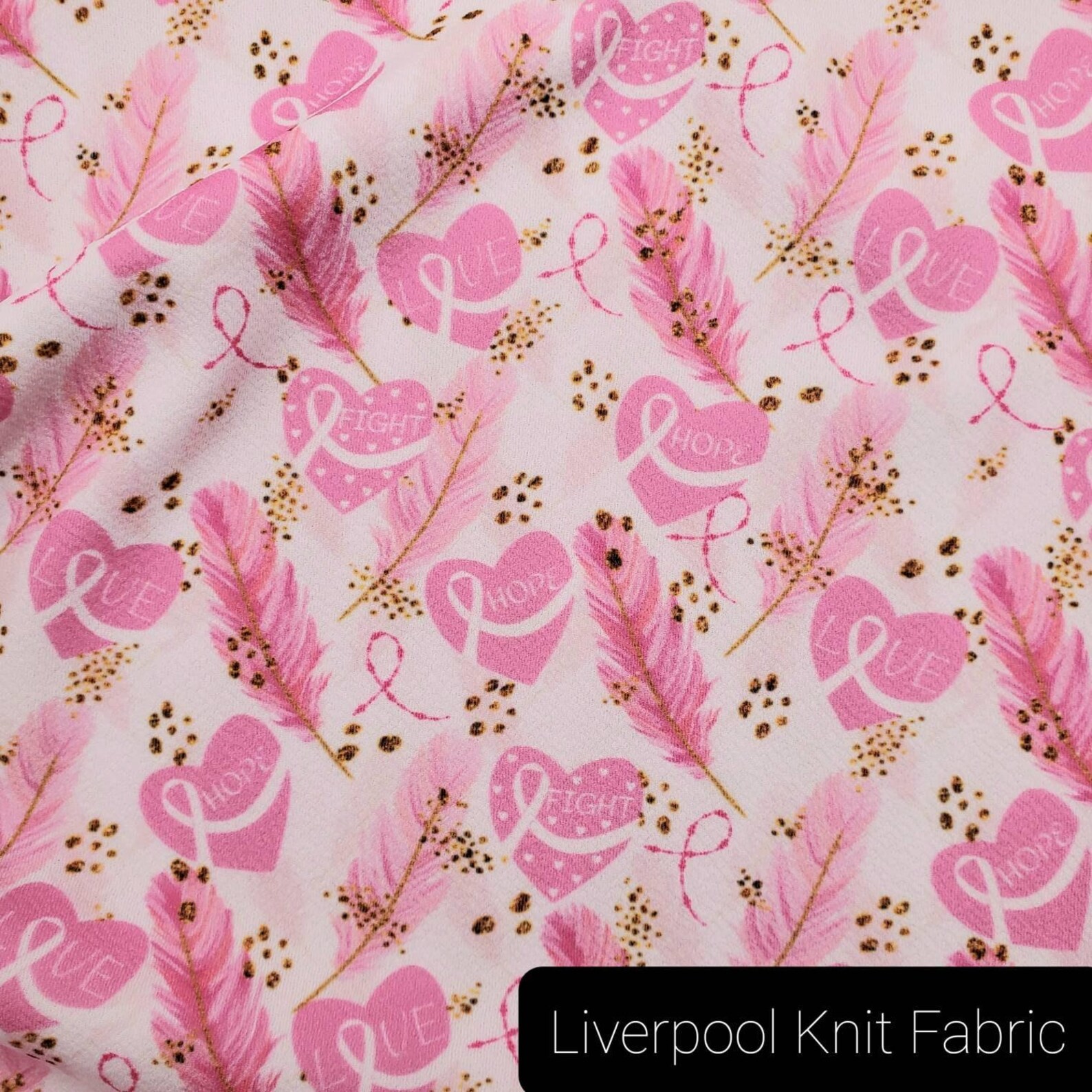 Breast Cancer Awareness Fabric, Breast Cancer Fabric by the Yard ...