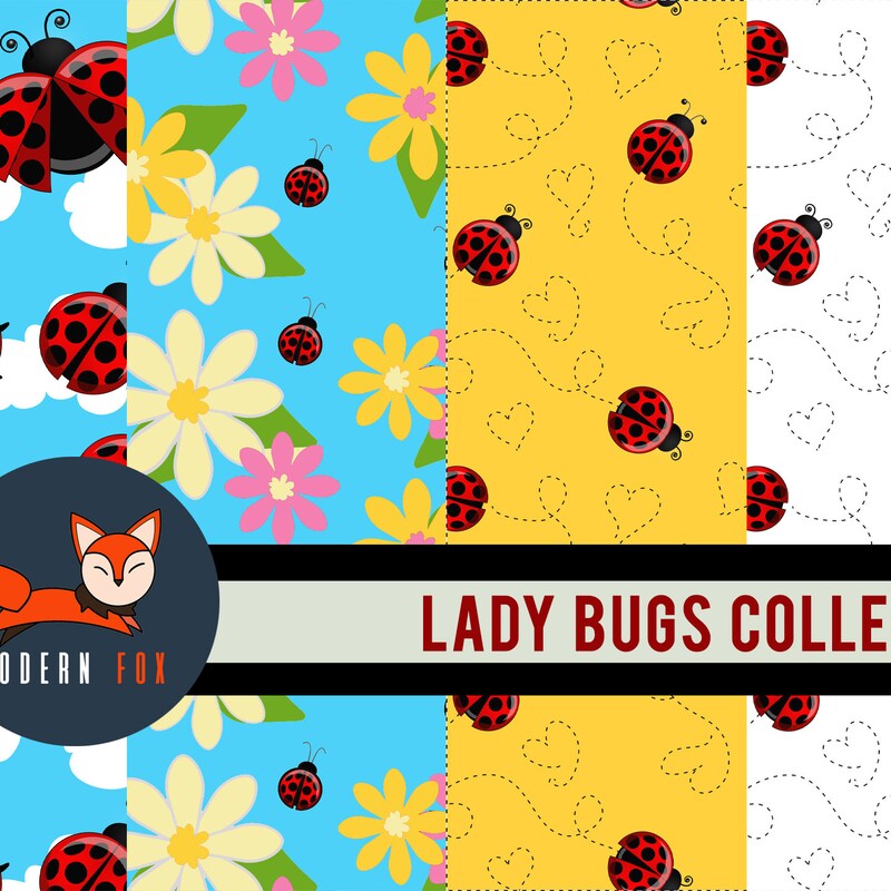 Ladybug Fabric - Etsy