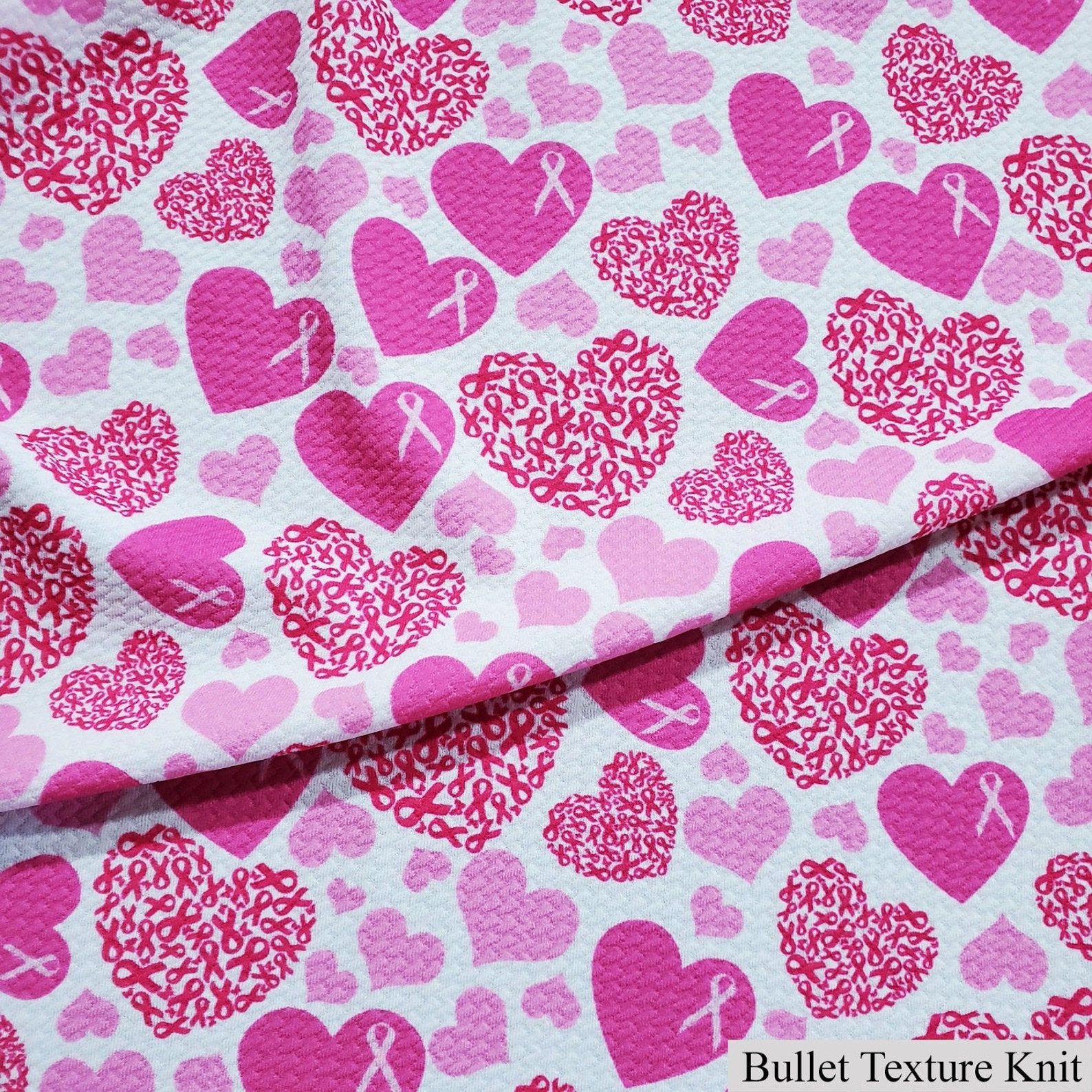 Breast Cancer Awareness Fabric Breast Cancer Fabric by the | Etsy