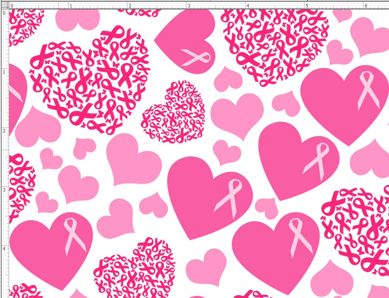 Breast Cancer Awareness Fabric Breast Cancer Fabric by the | Etsy