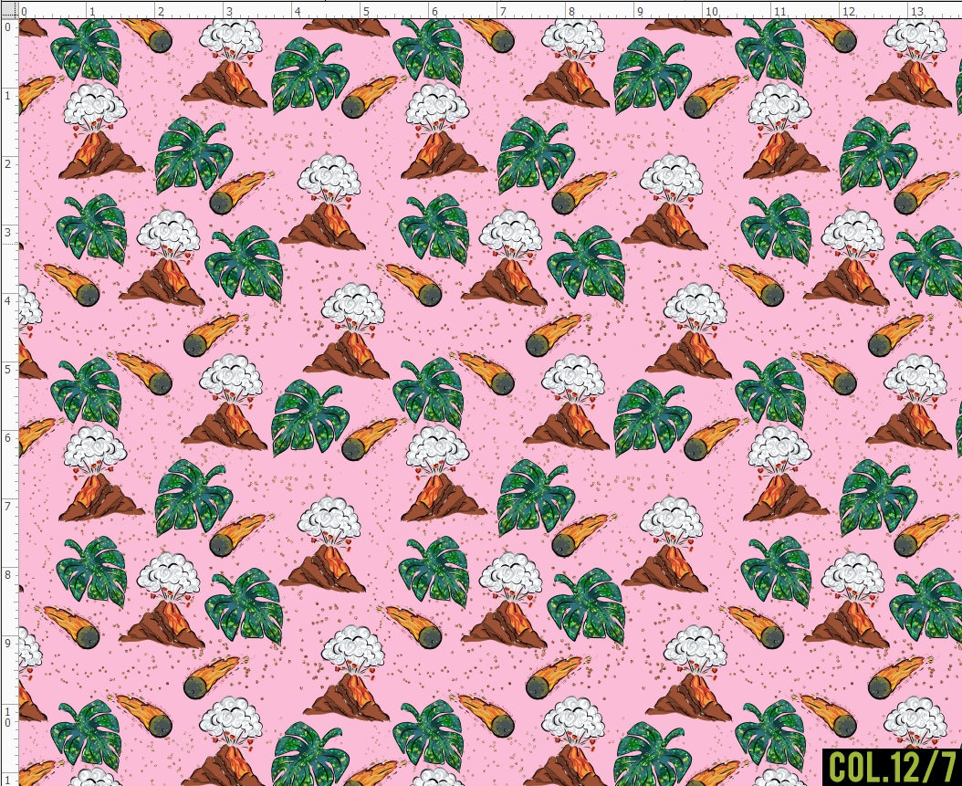 Dinosaur Dino Dinosaurs Pattern Dino Fabric Dinosaur - Etsy