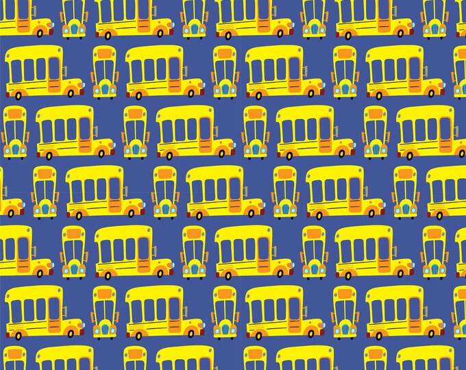 School Bus Fabric School Bus Yellow by Littlearrowdesign School Bus ...