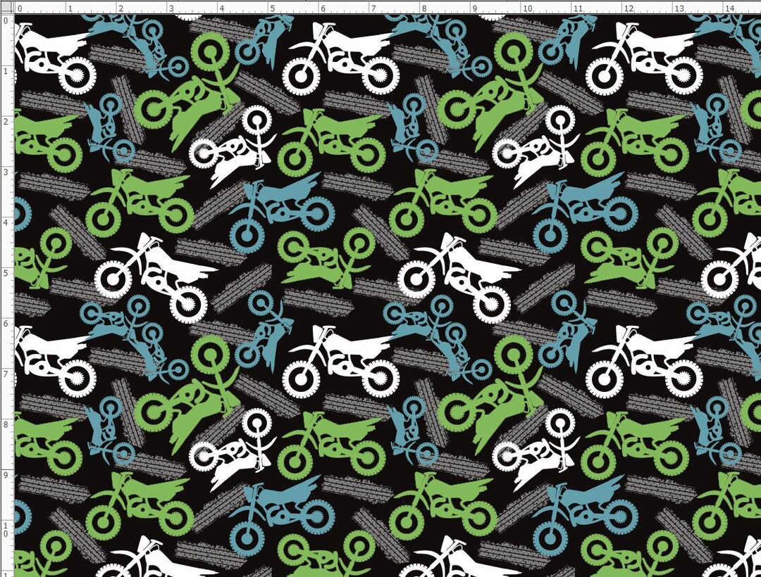 Dirt Bike Fabric, Motorcycle Fabric, Bike Fabric, Custom Printed Fabric ...