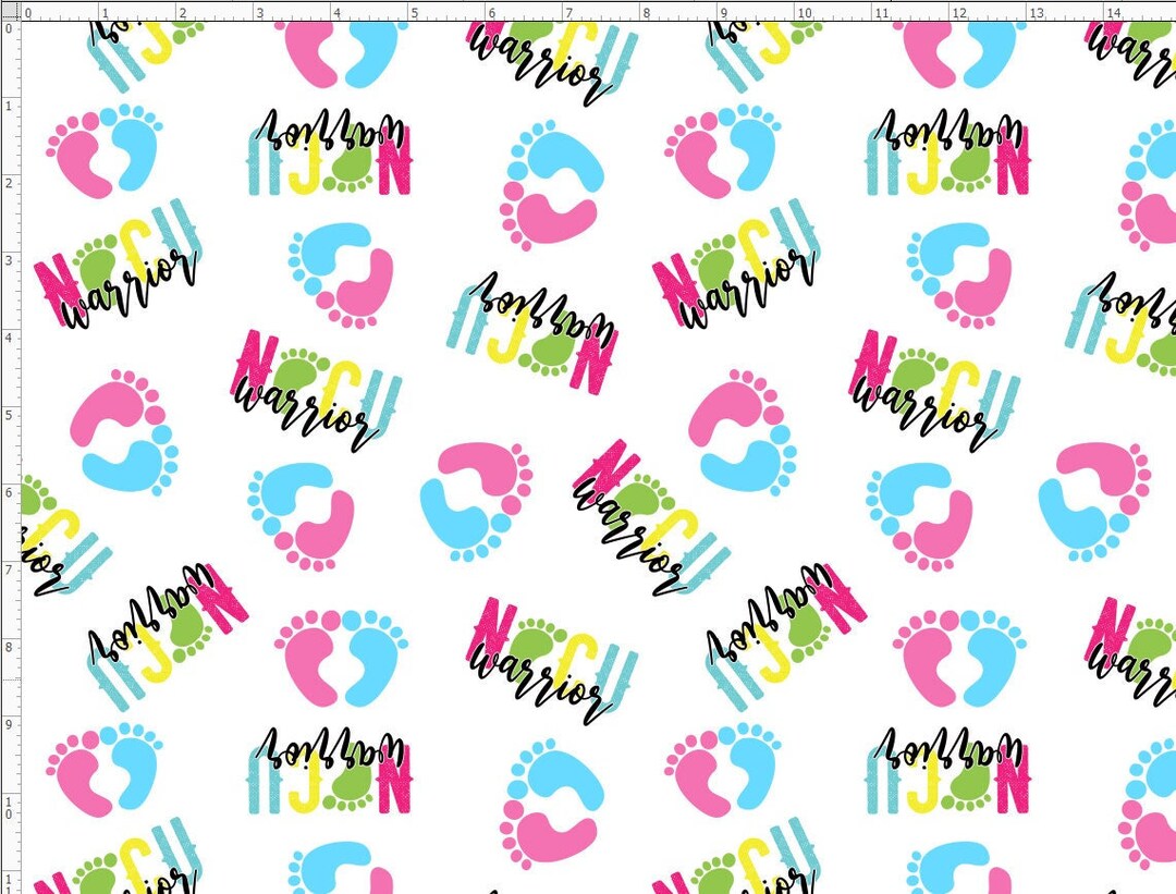 NICU Awareness Fabric, Preemie Awareness Fabric by the Yard, Premature ...