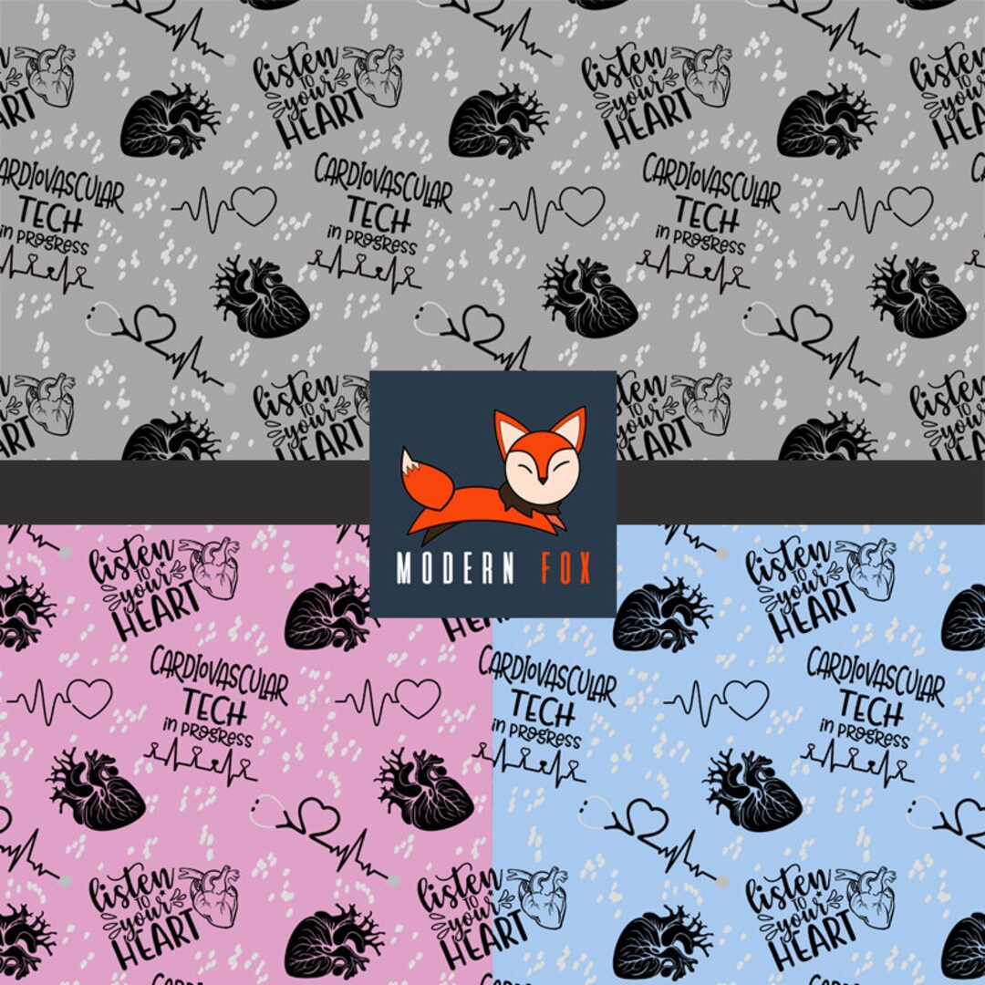 Cardiovascular Fabric, Anatomical Heart Fabric, Medical Fabric, Health ...