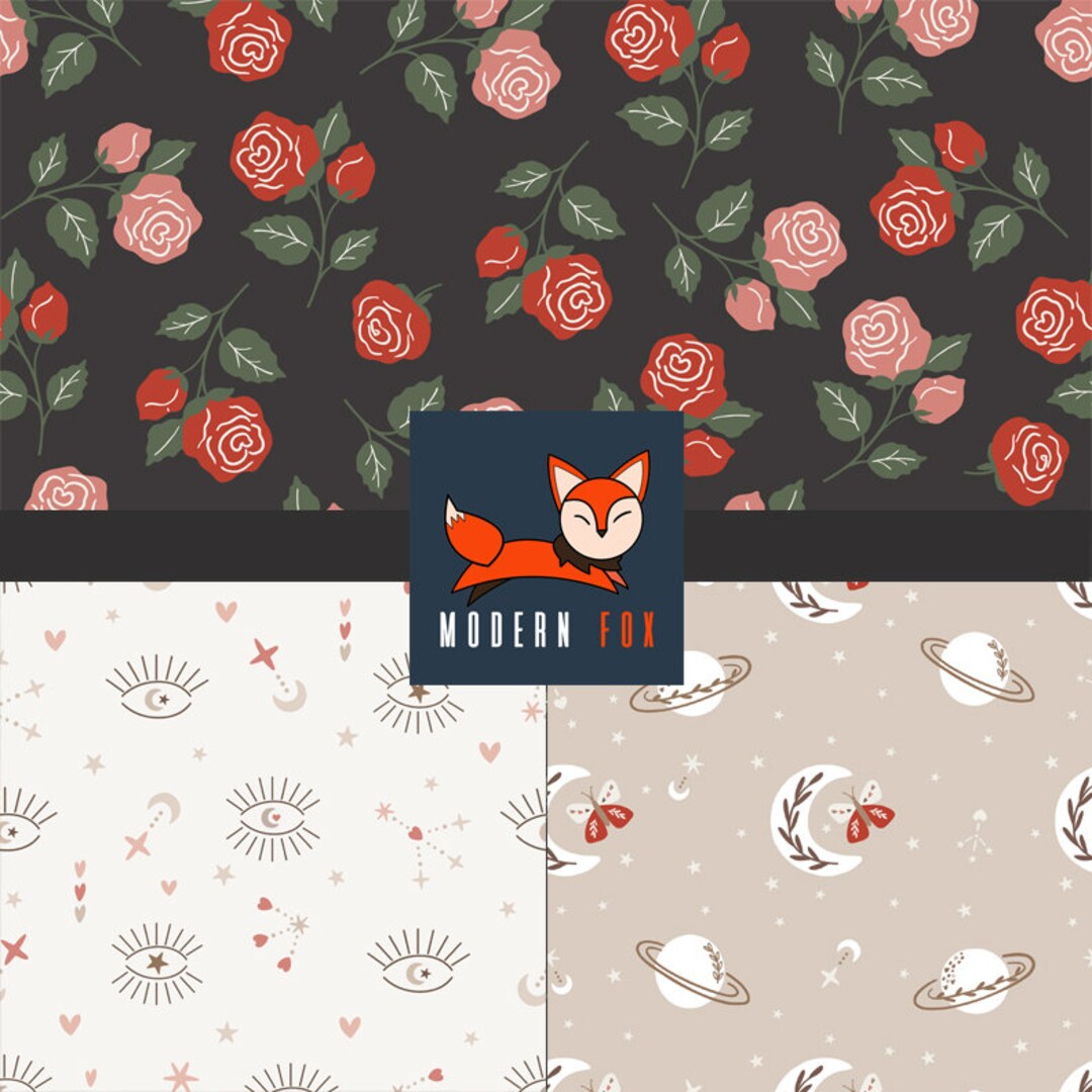 Romantic Spring Flower Fabric, Pink Flower Bouquet Fabric, Pink Roses ...