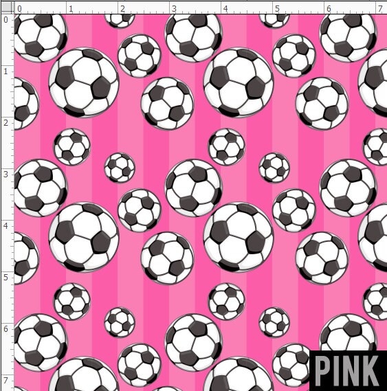 Sport Fabric Soccer Ball Fabric by the Yard Soccer Game - Etsy