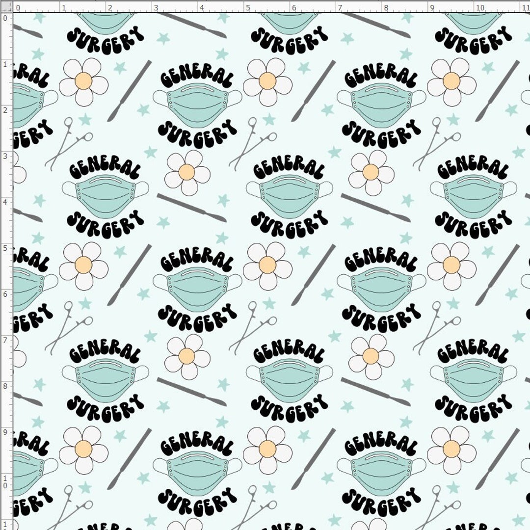 MED41 - General Surgery Fabric, Nurse Fabric, Health Care Fabric ...