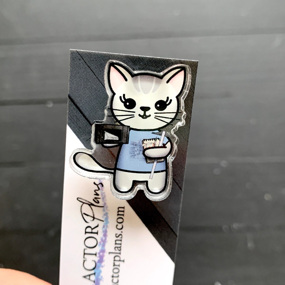 Set Scenic Designer // Acrylic Cat Pin // Theatre Kid Gift, Broadway ...