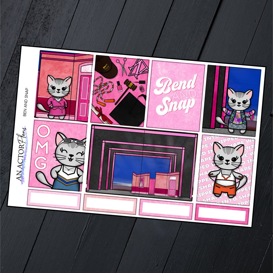 Bend and Snap // Planner Weekly Mini Kit // Broadway // Vertical 1.5 ...