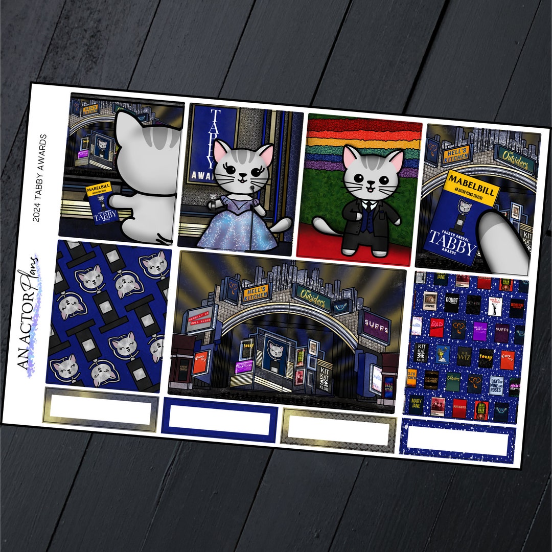 2024 Tabby Awards // Planner Weekly Mini Kit // Broadway // Vertical 1. ...