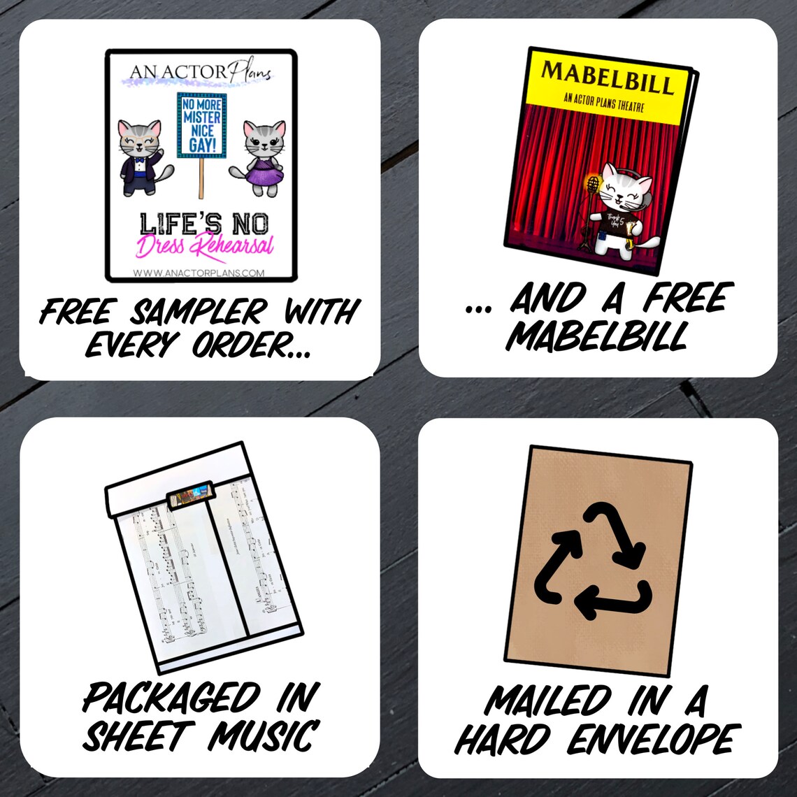On Broadway // 2017 - 2019 // Theater Poster Planner Journal Sticker ...