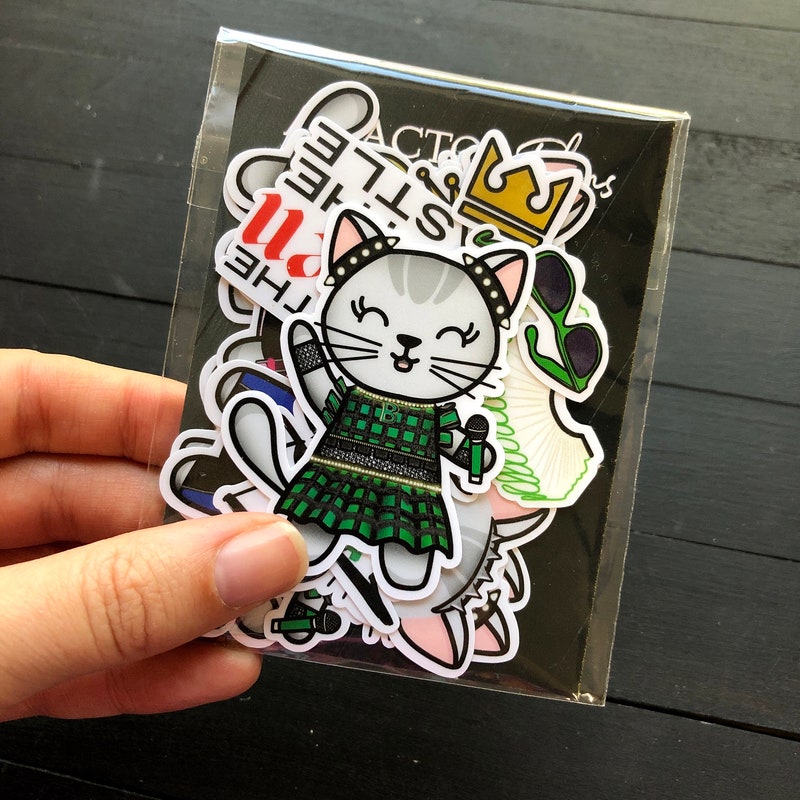 Six the Musical Stickers - Etsy